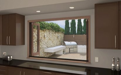 Bi Fold Serveries » Timber Bi Fold